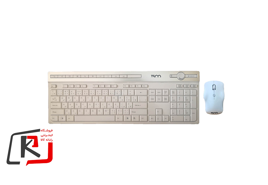 کیبورد و ماوس بی سیم تسکو مدل TKM7106W با حروف فارسی | فروشگاه اینترنتی رایانه کالا